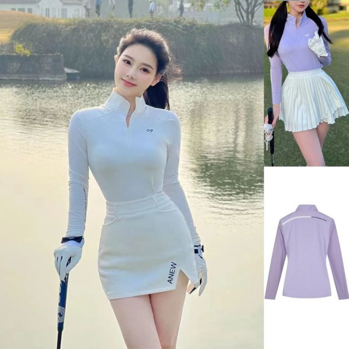 Golf Clothing Women's Long Sleeve Sports Perspire Sun-Proof and ...