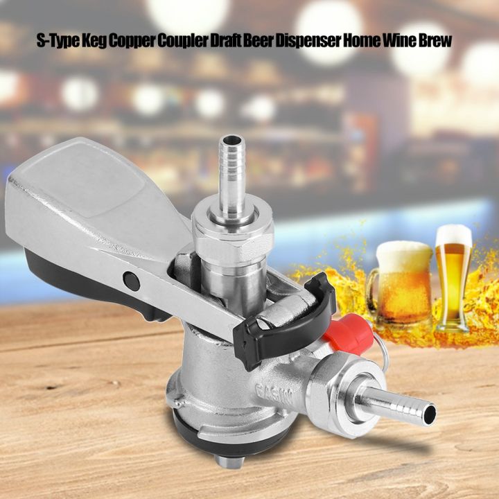S Type Keg Copper Coupler ตู้เบียร์สด Home Wine Brew | Lazada.co.th