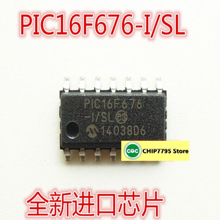 PIC16F676-I PIC16F676/SL 8-Bit Micro-ชิปตัวควบคุมเป็นขายดีนำเข้าใหม่และสามารถถ่ายได้โดยตรง ...