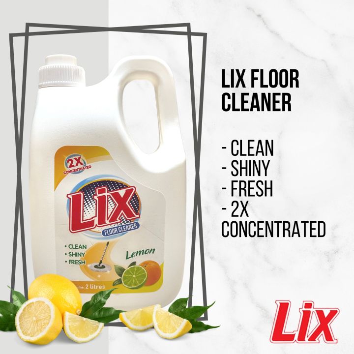 Best Selling Lix Floor Cleaner Anti- Bacterial 2x Concentrated 2 Liters ...