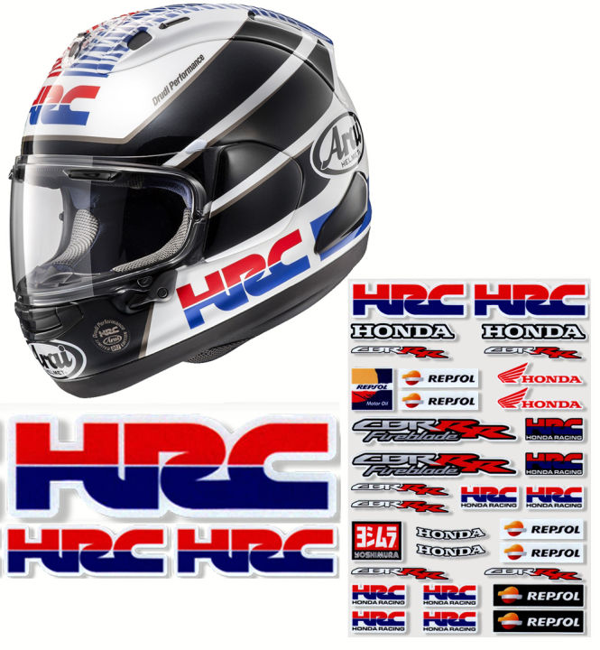 Honda HRC Stickers For Honda HRC Accessories Modified Helmet Body ...