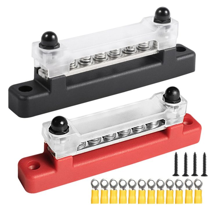 (PEFQ) 150A High-Current Single-Row Busbar 6-Way Busbar Straight-Row ...