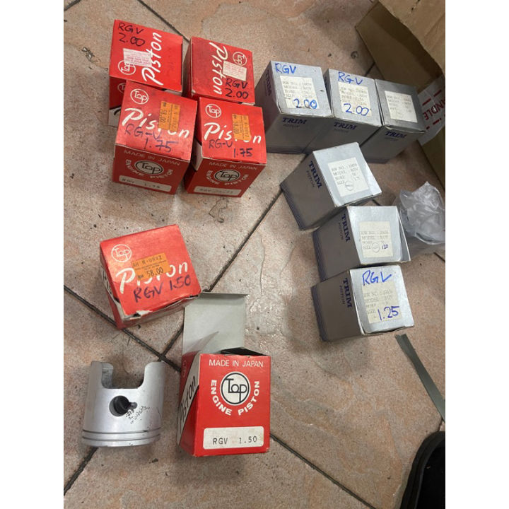 SUZUKI RG110 RGV 120 PISTON 100% ORIGINAL MADE IN JAPAN / TRIM RG-S RG ...