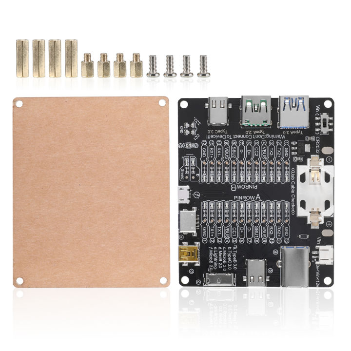 Type-C Type-B USB Cable Tester Micro Short Circuit Switch Test Board ...