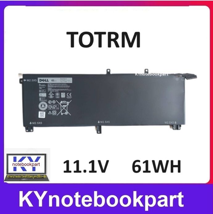 BATTERY ORIGINAL DELL แบตเตอรี่ ของแท้ Dell XPS 15 9530 9535 Dell ...