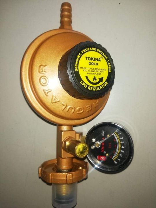 TOKINA GAS REGULATOR MANILA GAS WITH GAUGE AND ANTI EXPLODE ( DE ROSKAS ...