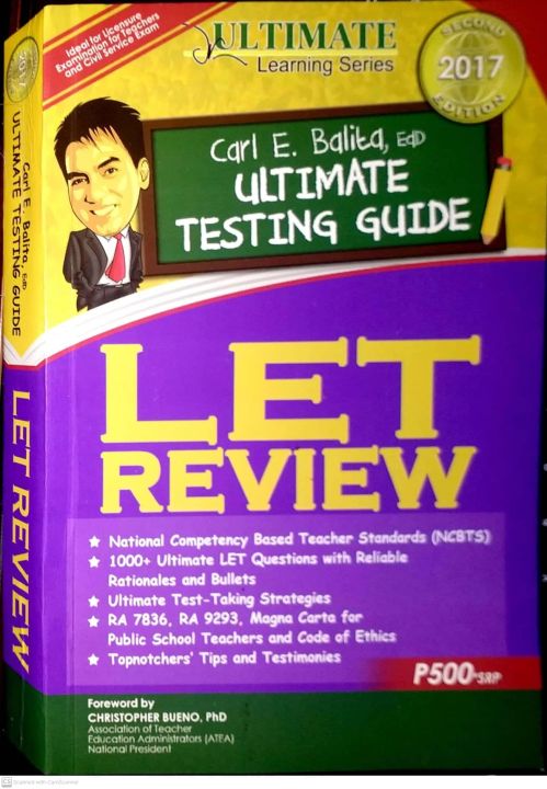 CBRC LET REVIEW BOOK ULTIMATE TESTING GUIDE | Lazada PH CBRC LET REVIEW BOOK ULTIMATE TESTING GUIDE | Lazada PH
