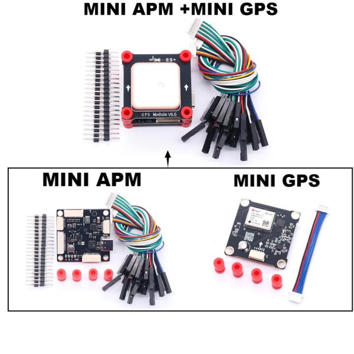 RCtosky MINI APM M8N GPS With QMC5883 For MINI APM V3.3 Ardupilot Flight Control ArduPlane ...