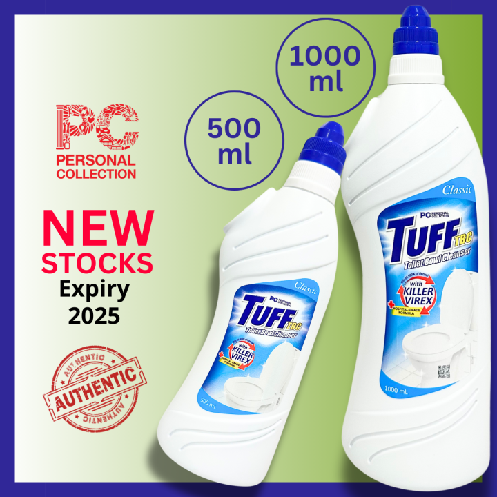 TUFF TBC (Toilet Bowl Cleaner) Classic Blue, Lemon Fresh, Green Apple ...