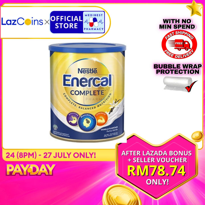 NESTLE Enercal Complete Formula milk powder 850g | Lazada