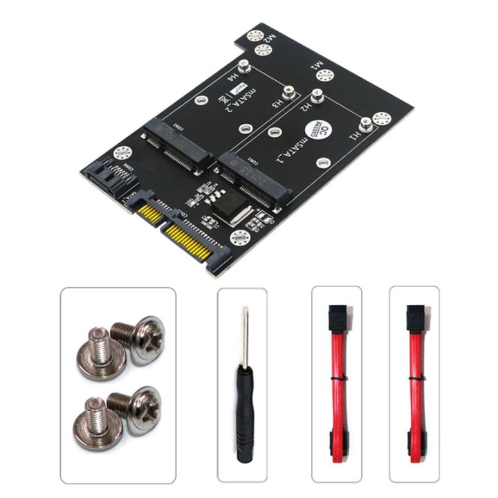 Dual Msata to SATA3 Adapter Two in One 6Gbps MSATA SSD to Dual SATA 3 ... Dual Msata to SATA3 Adapter Two in One 6Gbps MSATA SSD to Dual SATA 3 ...