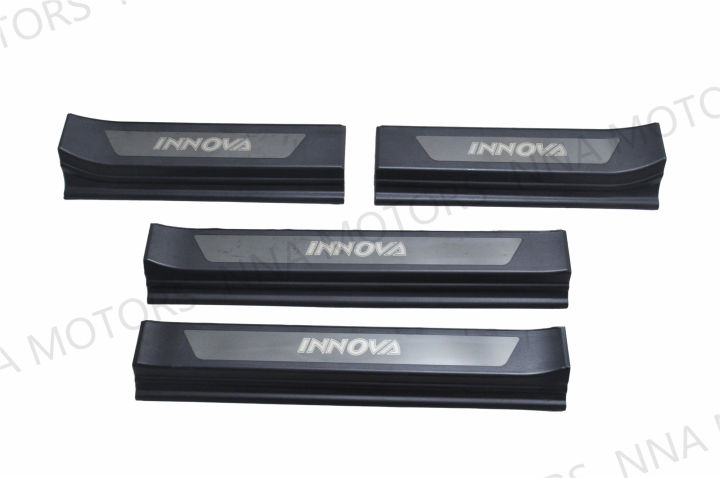 TOYOTA INNOVA 2016+ Door sill Protector Door Side Step sill Black ...