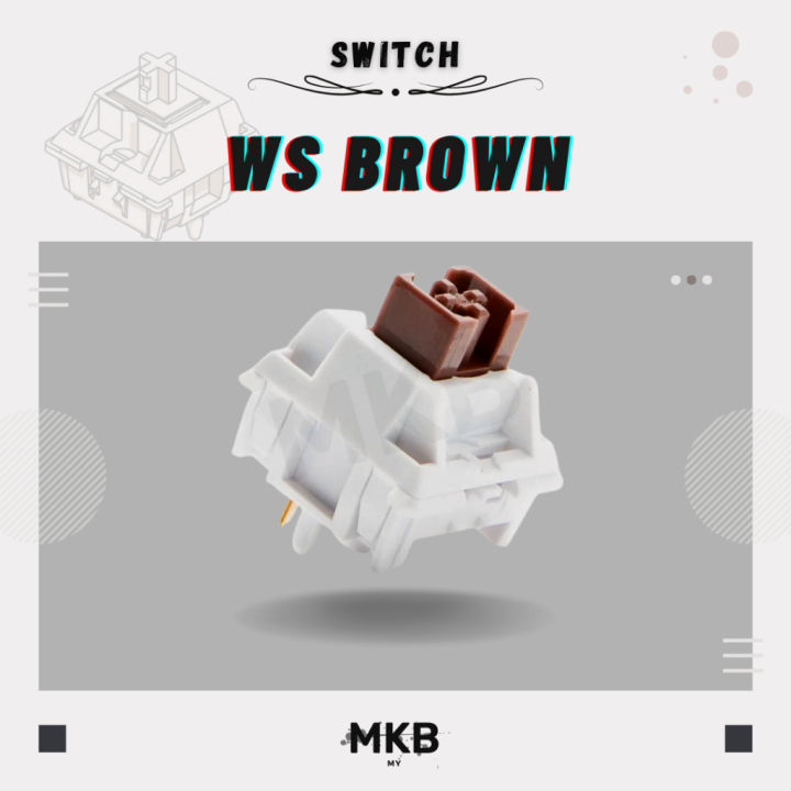 [READY STOCK] Wuque Studio WS Brown Tactile Switches Switch for ...
