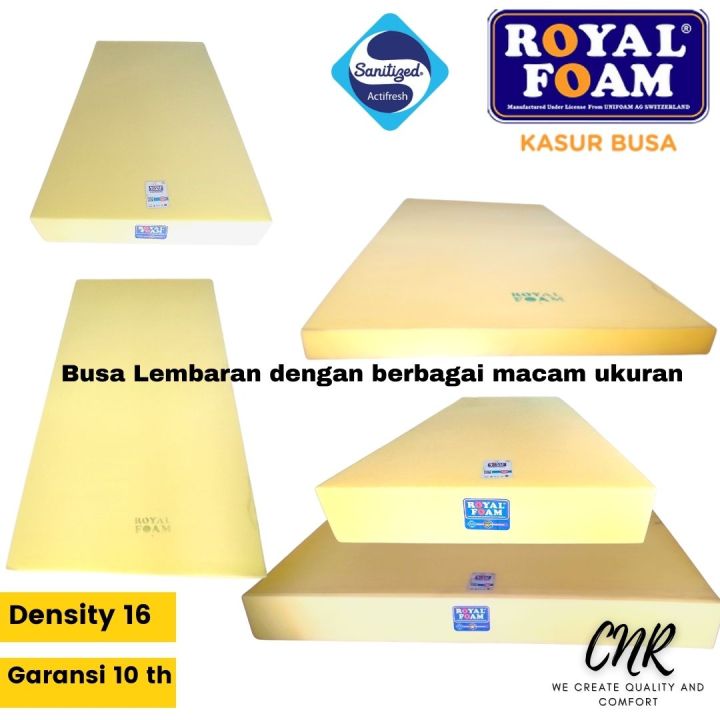 Busa Royal Foam d16 yellow, busa lembaran ukuran surpet, karpet bulu ...