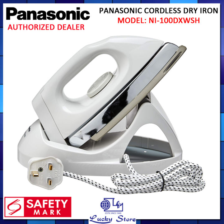 PANASONIC NI-100DX CORDLESS DRY IRON, HEAVY IRON 1.4KG, NON STOCK ...