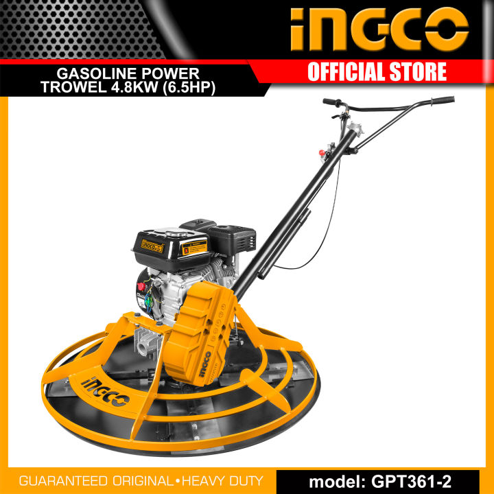 INGCO GPT361-2 Industrial Gasoline Power Trowel 6.5HP 78kgs IPT | Lazada PH