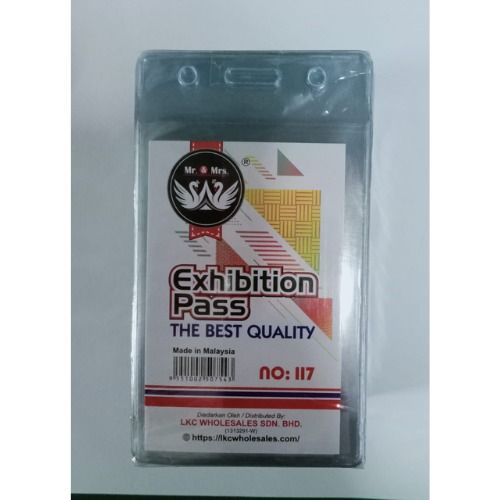 Vertical Pocket ID Card Holder/Exhibition Pass Card ️ 116mm(H) x 66mm(L ...