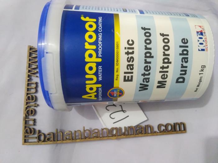 AQUAPROOF TRANSPARAN 001 BENING 1 KG CAT PELAPIS ANTI BOCOR WATERPROOF ...