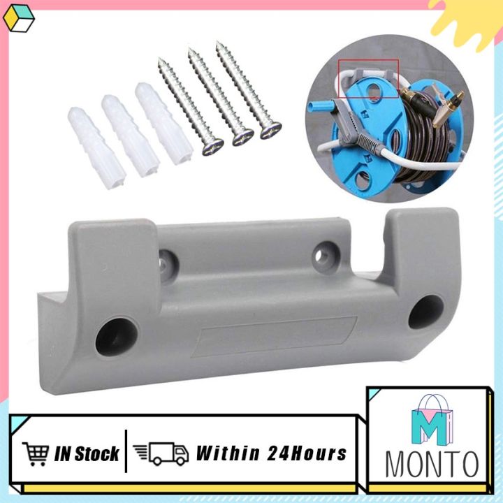 Water Hose Reel Plastic Bracket Wall Mounted Water Hose Reel Holder ...