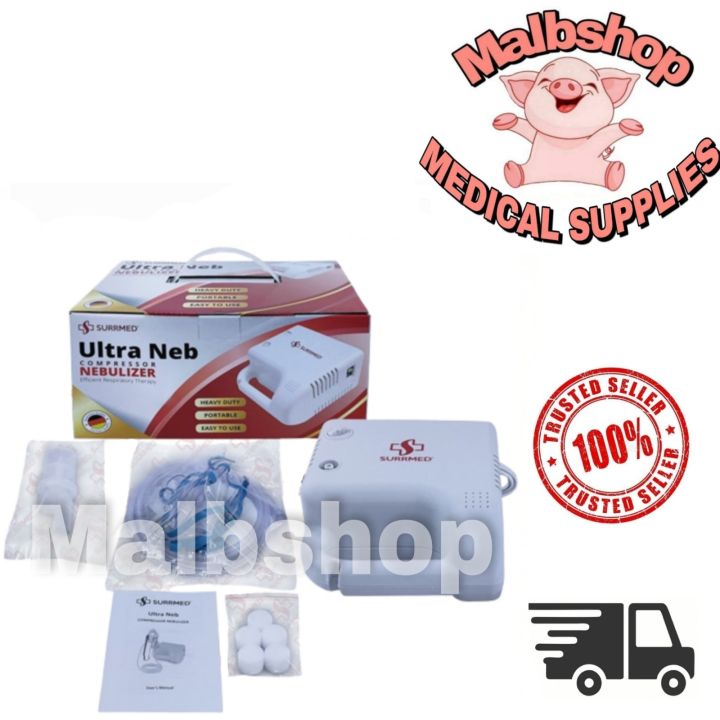 Surrmed Ultra Neb Compressor Nebulizer Mini Nebulizer Complete Set ...