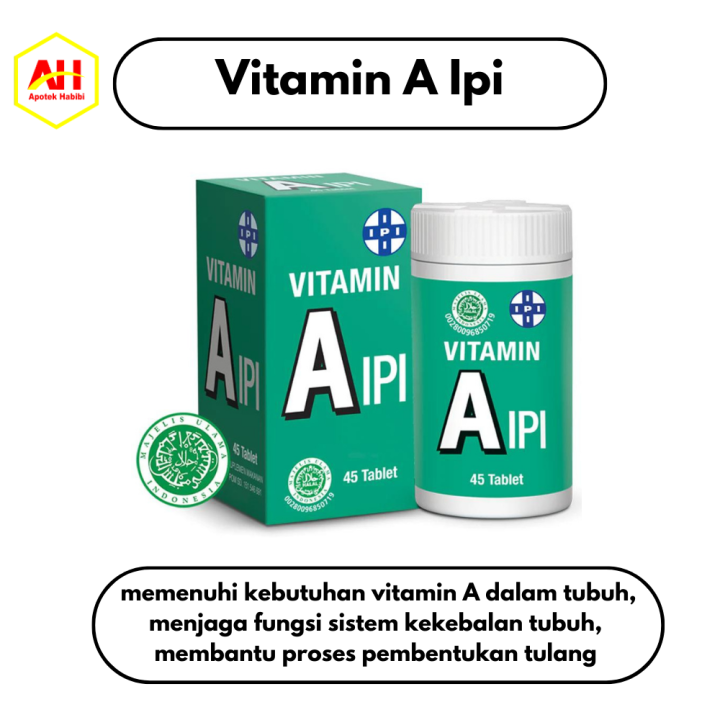 Vitamin A Ipi 45 Tablet | Lazada Indonesia