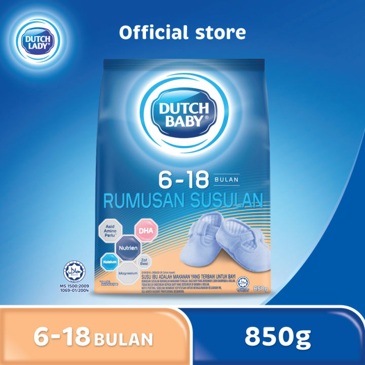 Dutch Baby Milk formula 6-18 months 850g | Lazada