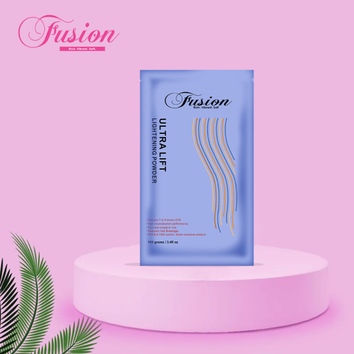 Fusion Ultra Lift Lightening Bleach Powder Sachet 100g | Lazada PH