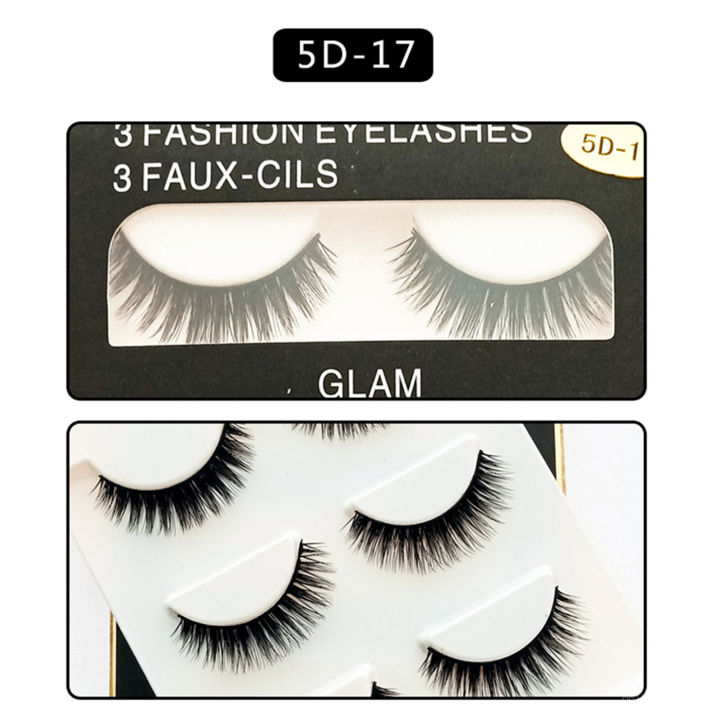 ระบบ 5D 3 คู่ สําหรับขนตายาว ดูเป็นธรรมชาติ | Lazada.co.th