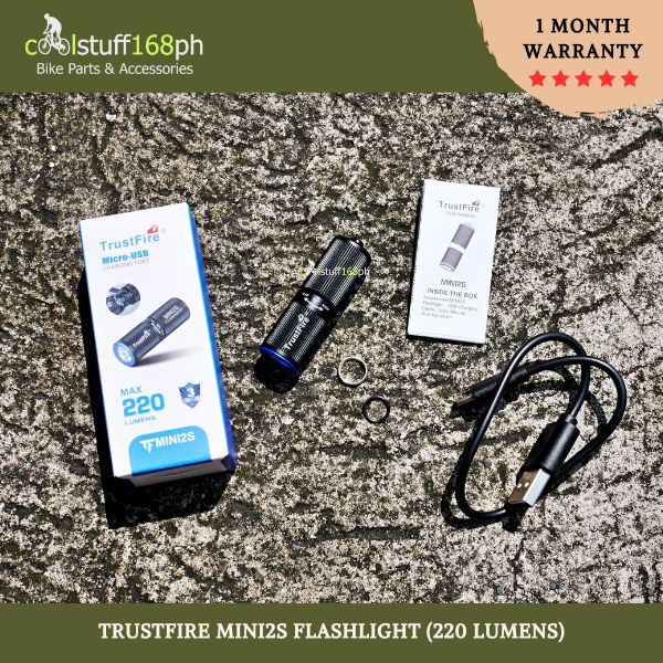 TRUSTFIRE Mini2S LED Rechargeable EDC Keychain Flashlight (220 Lumens ...