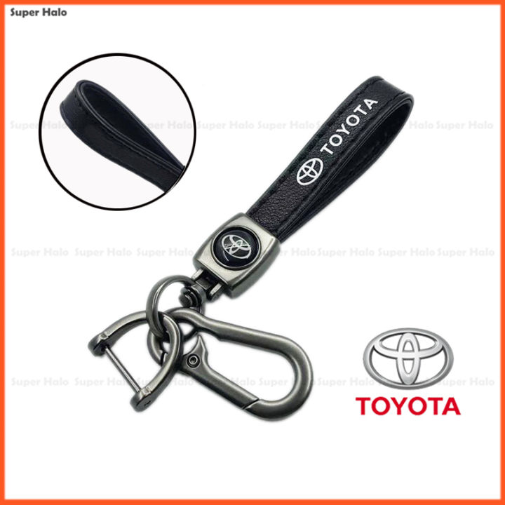 Leather Metal Motor Keychain Car Keychain with logo for Toyota | Lazada