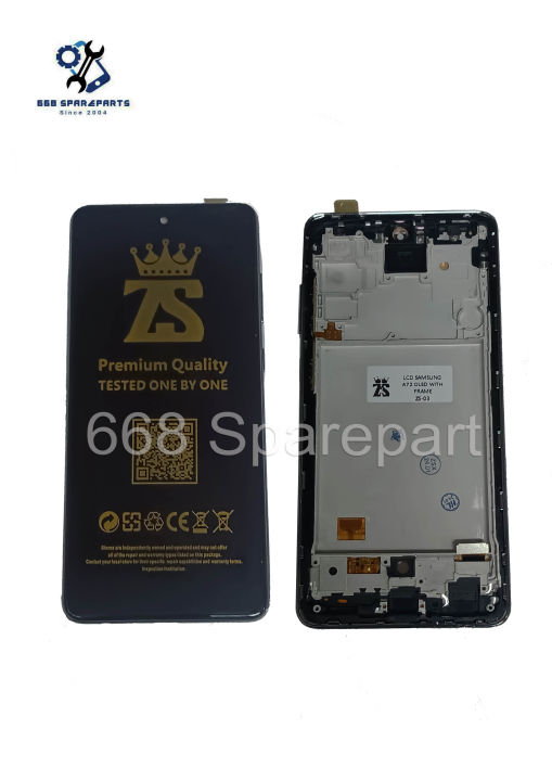 LCD HP SAMSUNG A72 OLED WITH FRAME FULL TOUCHSCREEN UNIVERSAL | Lazada ...