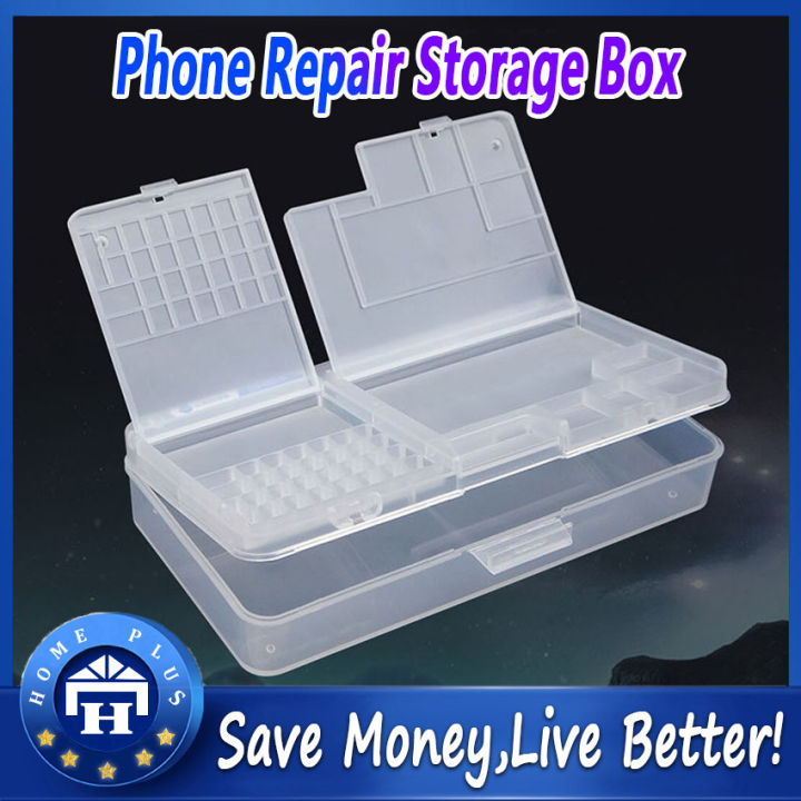 【Local delivery】 Multi Functional Mobile Phone Repair Storage Box For ...