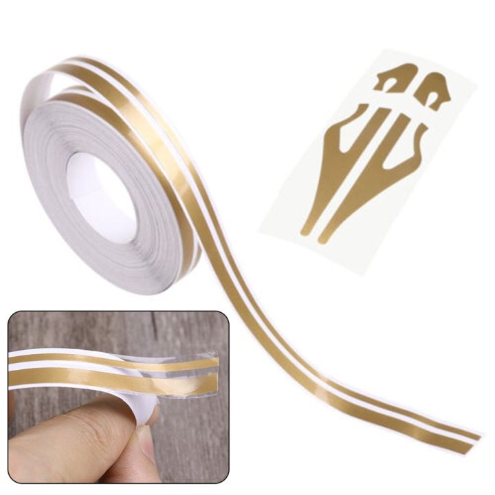 MileAuto Useful Tape Decal Part Stickers Accessories Car Decal Gold PVC ...