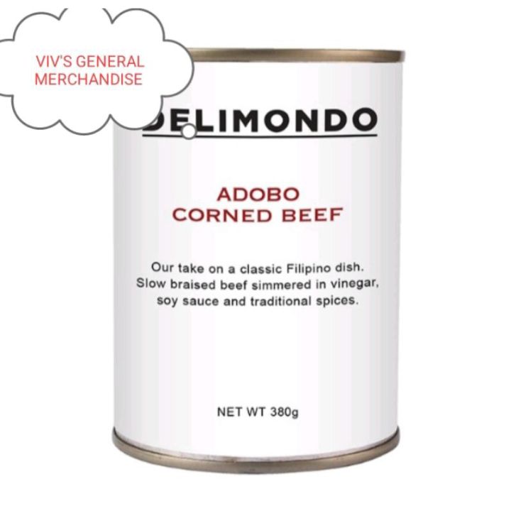 Delimondo Adobo Corned Beef ( 380g ) | Lazada PH