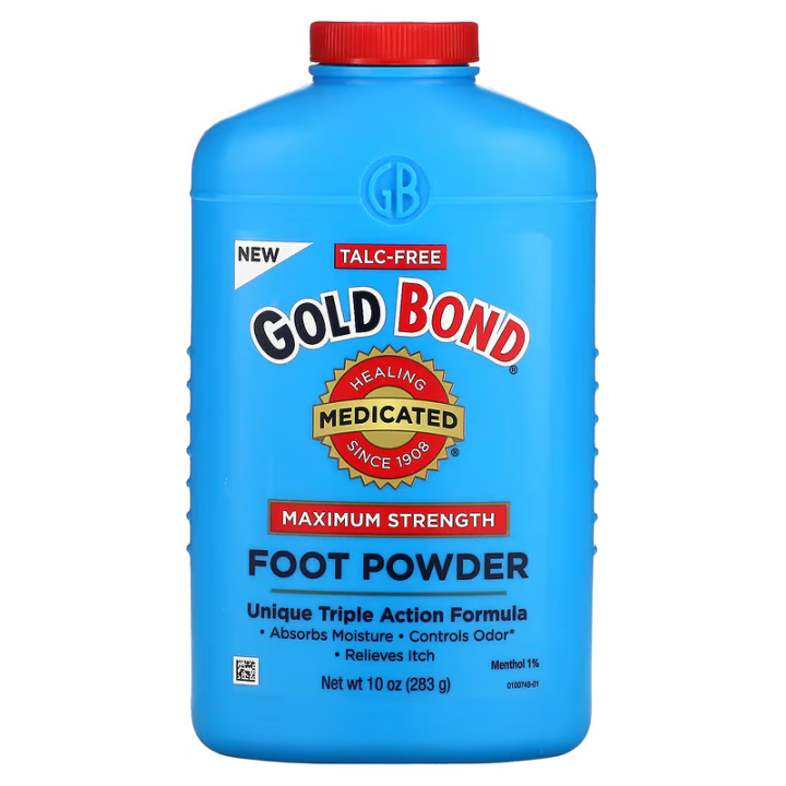 Gold Bond Medicated Foot Powder Unique Triple Action Formula Maximum ...
