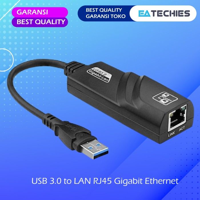 USB 3.0 to LAN RJ45 GIGABIT ETHERNET ADAPTER CONVERTER | Lazada Indonesia