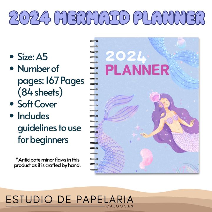 Estudio | 2024 Mermaid Planner | Lazada PH