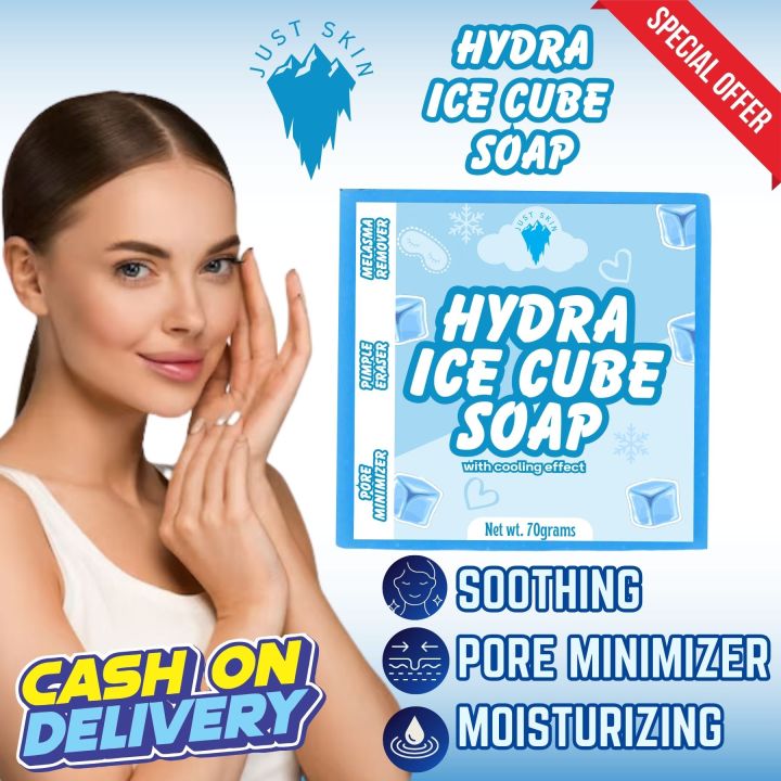 Just Skin Hydra Ice Cube Soap 70g Jskin Beauty Moist Cooling ...