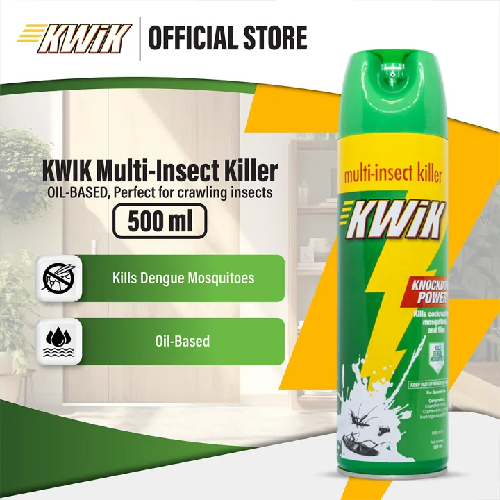 KWiK Multi-Insect Killer (Oil-Based) 500mL | Lazada PH