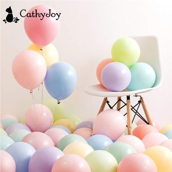 JOY Pastel 10 inch Balloon Kids Sweet Candy Macaron Baby Full Moon ...