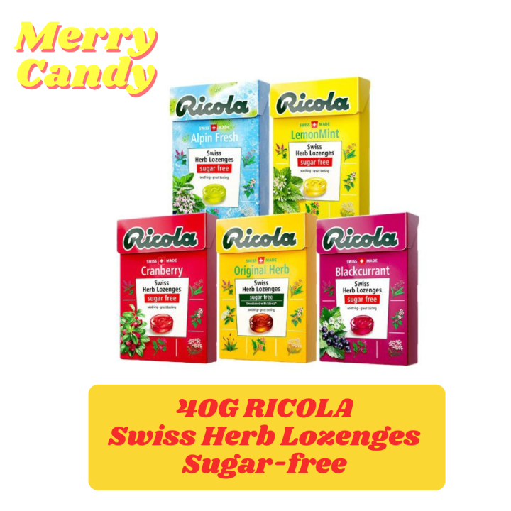 1 PC RICOLA Swiss Herb Lozenges (Sugar-free) | Lazada PH