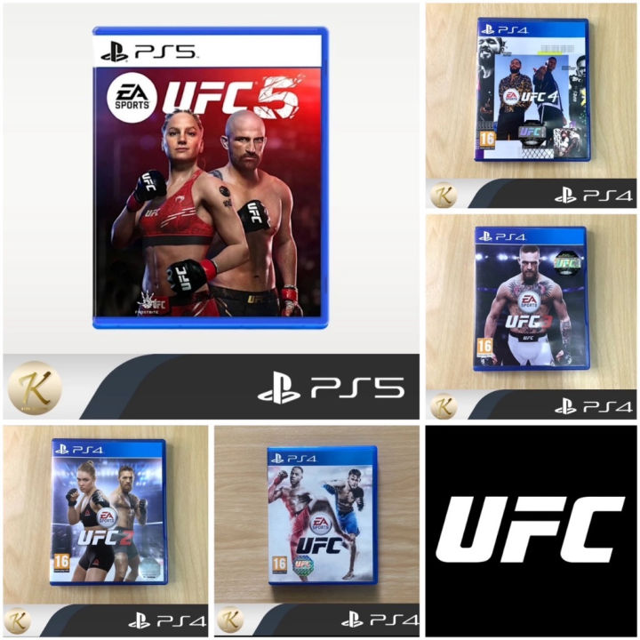 รวมแผ่นเเกมส์ UFC 📍PS4 / PS5 (แผ่นมือ2) สินค้าพร้อมจัดส่ง | Lazada.co.th