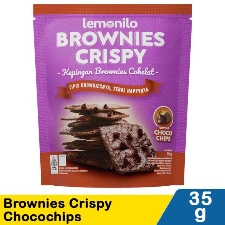 Lemonilo Brownies Crispy 35 g | Lazada Indonesia