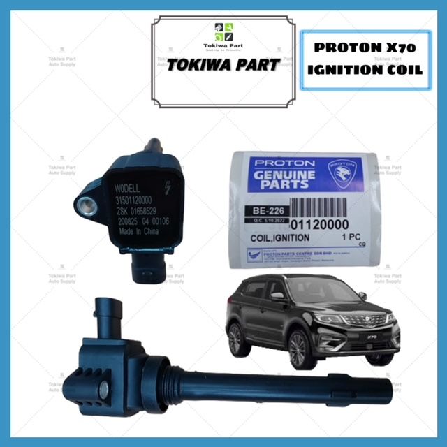 PROTON X70 31501120000 WODELL COIL IGNITION PLUG COIL F01R00A034 | Lazada