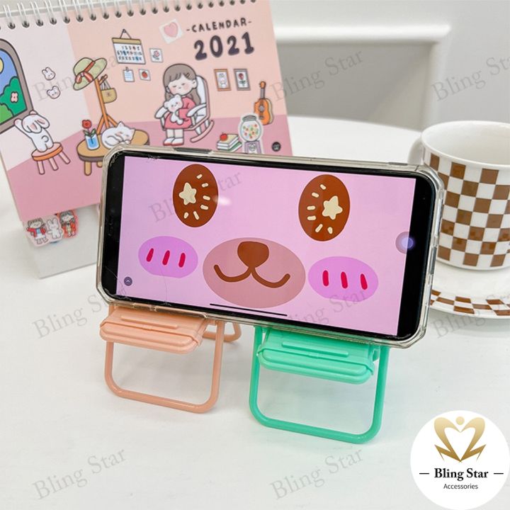 Universal Candy Mobile Phone Accessories Portable Chair Mini Desktop ...
