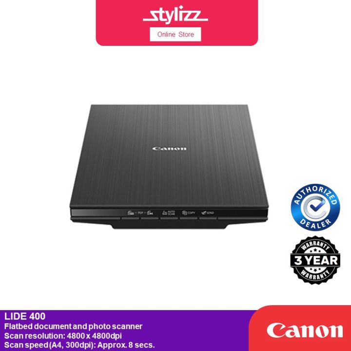 Canon LIDE 300 LIDE 400 Fast and Compact Flatbed A4 Document and Photo ...