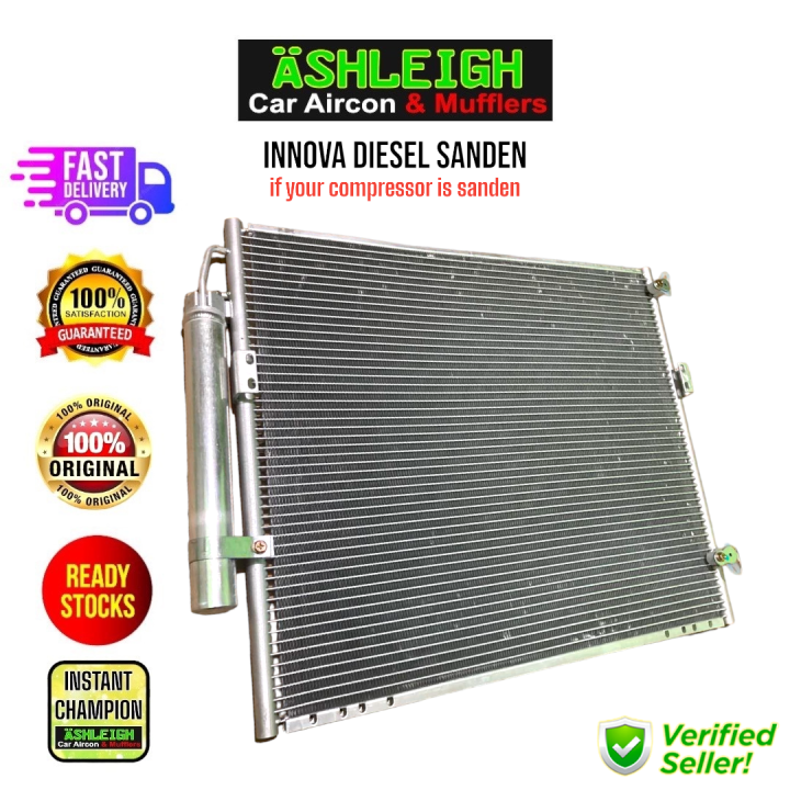 Toyota Innova 05-15 Sanden Condenser Car aircon Parts laminated | Lazada PH