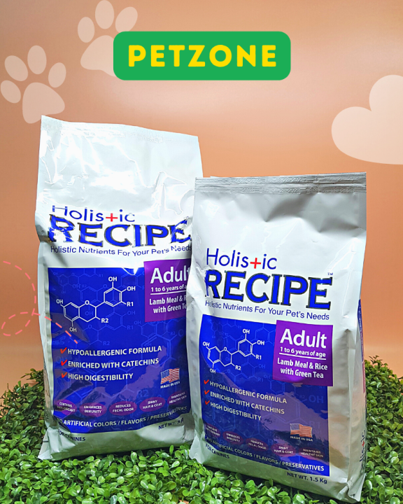 Holistic Recipe Adult Dog Food 1.5kg and 3kg | Lazada PH