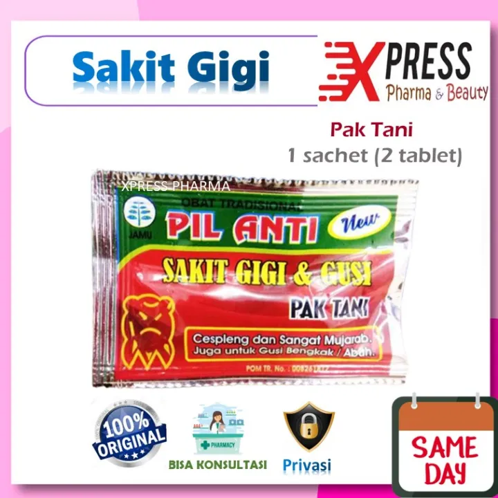 ⚡XPRESS⚡ PAK TANI ECER Obat Sakit Gigi Ampuh Dan Gusi Bnegkak Herbal ...