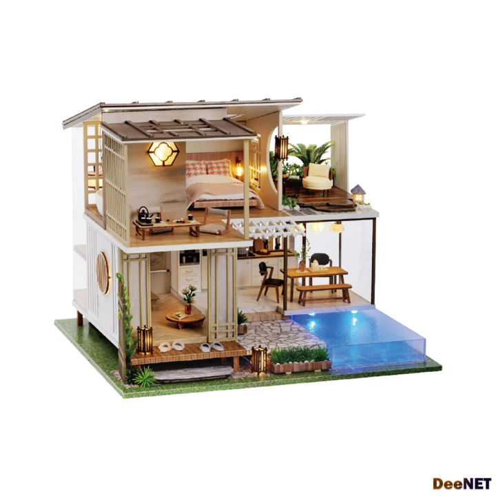 Cute Room Dollhouse DIY - Elegant And Quiet - A-085 - Duplex Villa ...